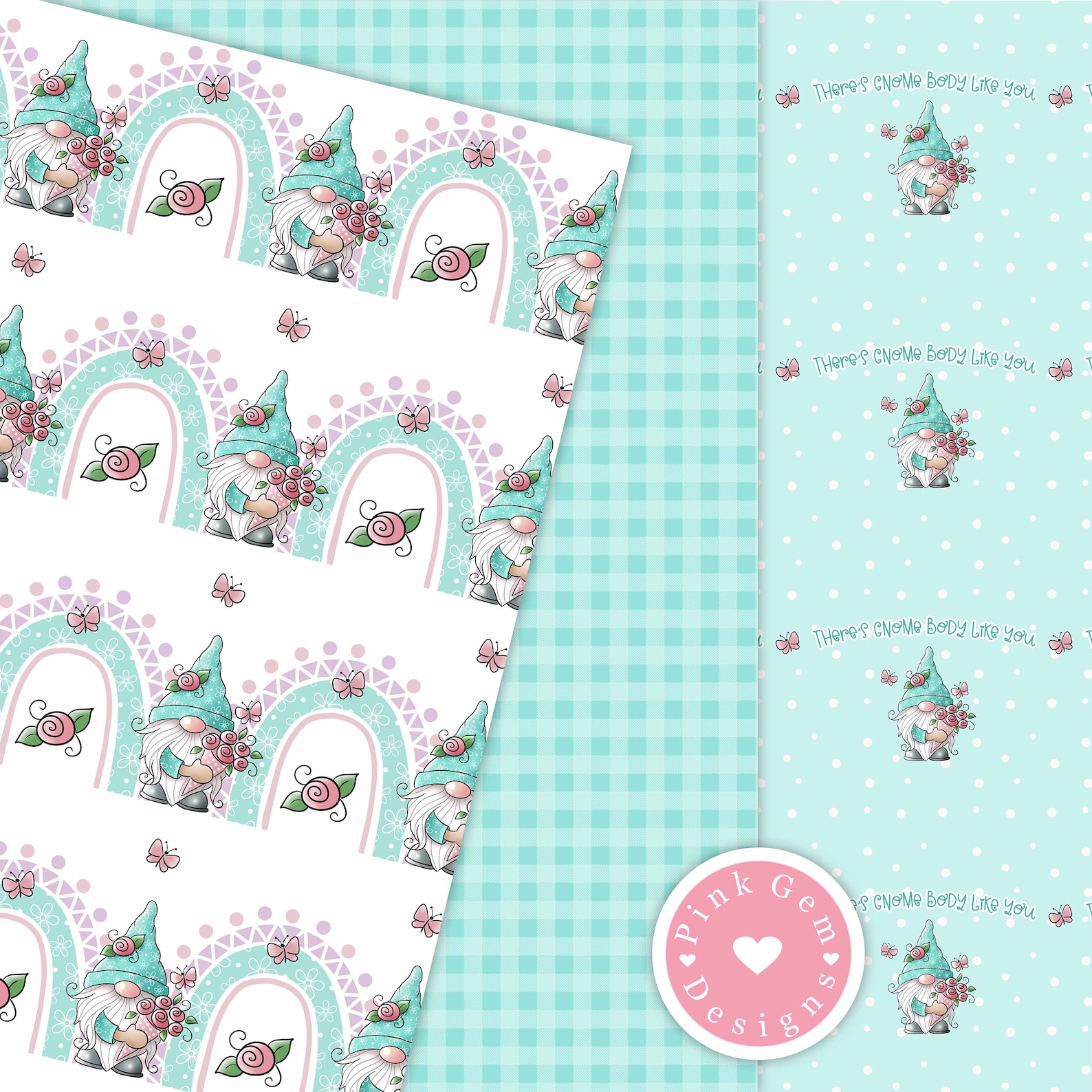 Gnomes Digital Papers: Seamless Patterns (digital Download) - Etsy