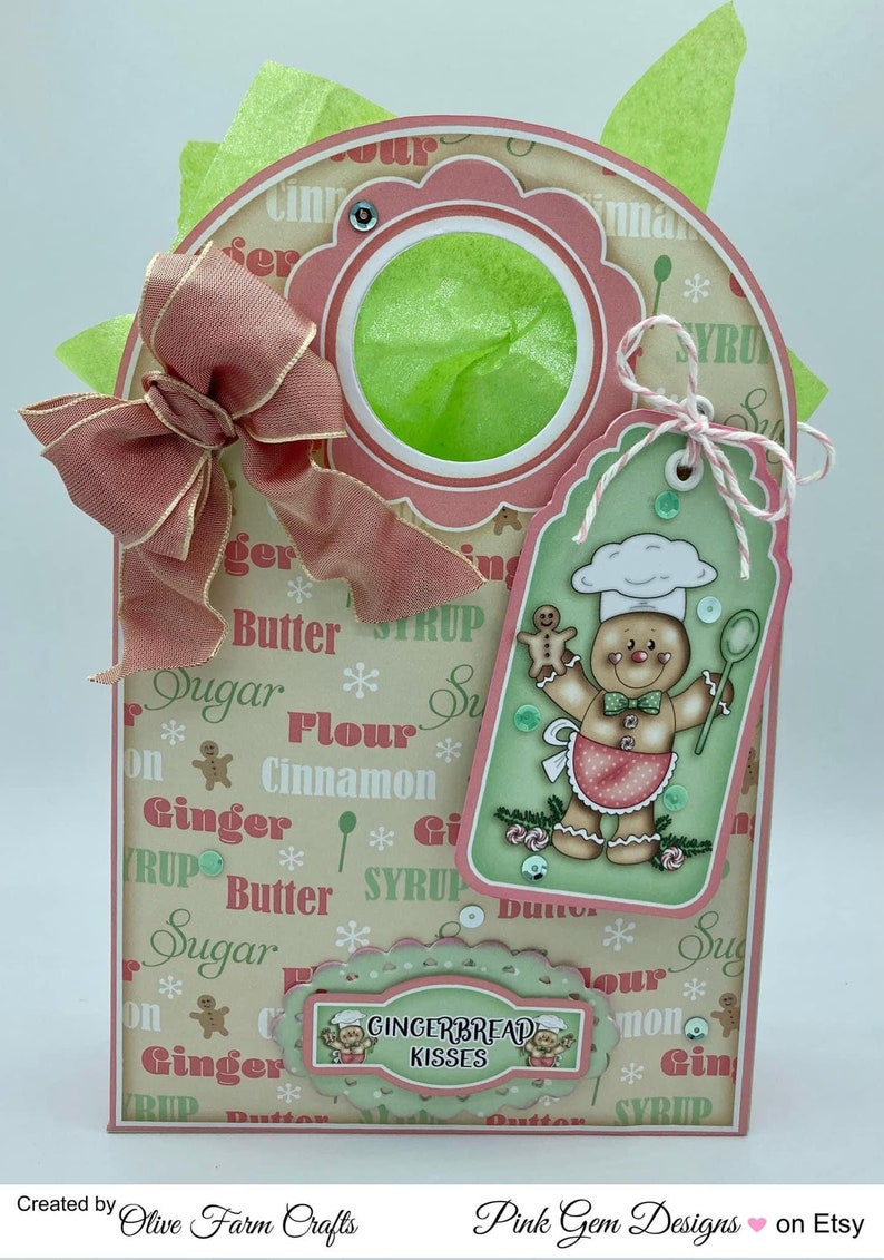 Digital Download 'baking Ginger' Printable Gift Bag - Etsy