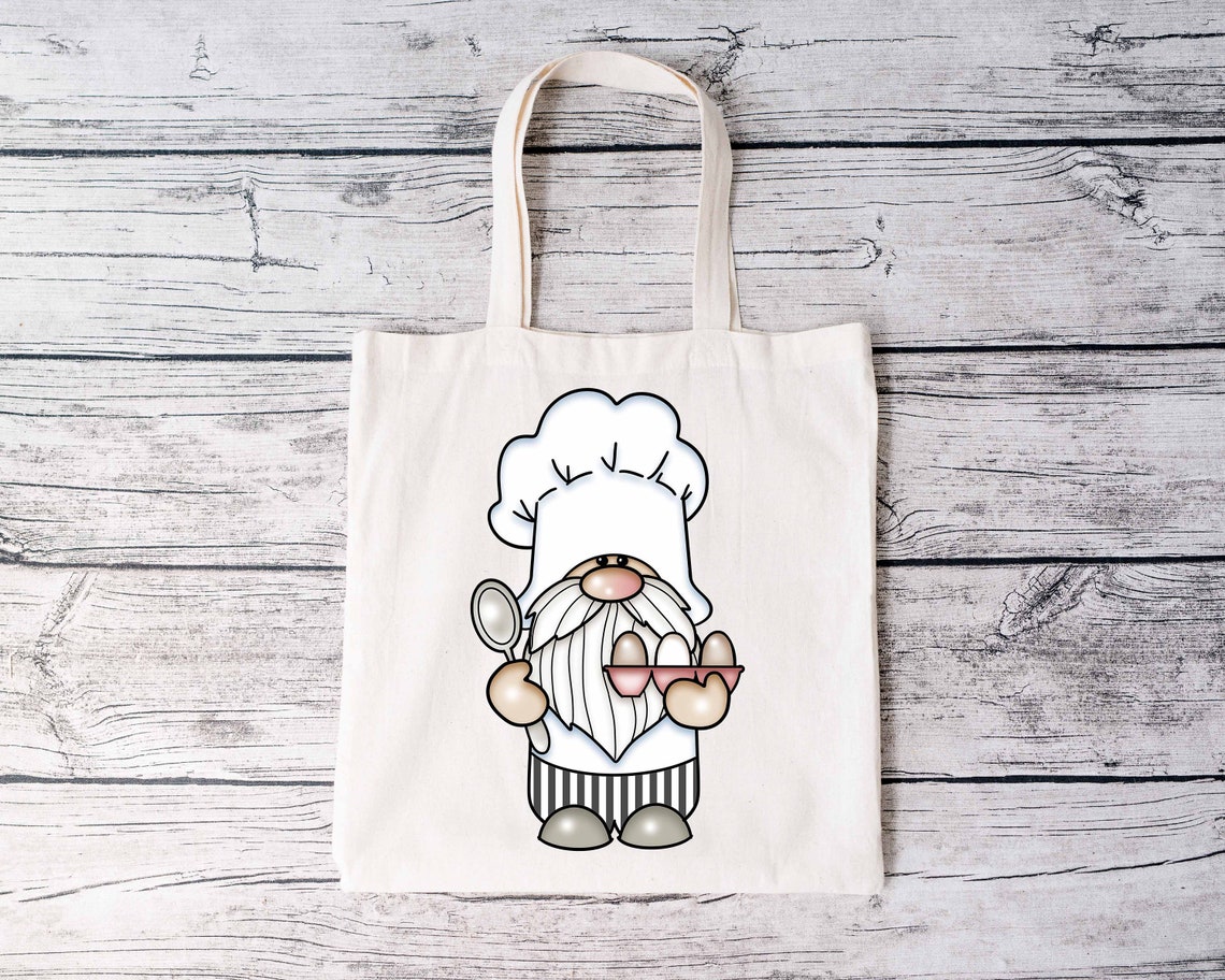 Baking Gnomes Coloured Digital Stamps Set 6 Coloured Png - Etsy