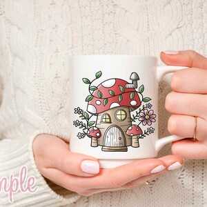 Digi Stamp Gnome House Digital Stamp, Digistamp, 3 PNG Files, Elf ...