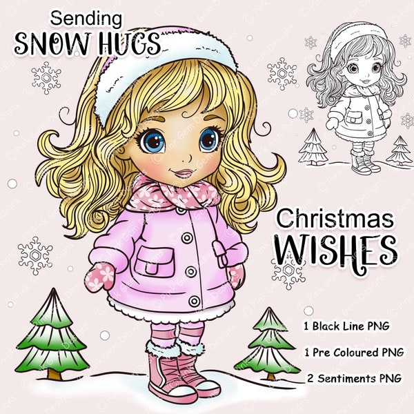 Christmas Digi Stamp - Etsy