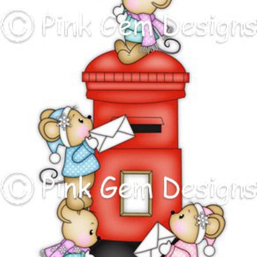 Digi Stamp Love Mice Mouse Mice Makes Cute Valentine - Etsy