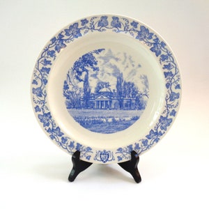 Wedgwood Monticello Blue 10 Inch Dinner Plate, Thomas Jefferson ...