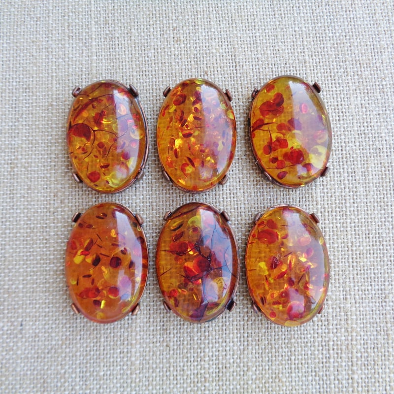 Amber Buttons - Etsy