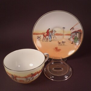Royal Doulton, Fox Hunting, Tea Cup, Saucer, English Bone China ...