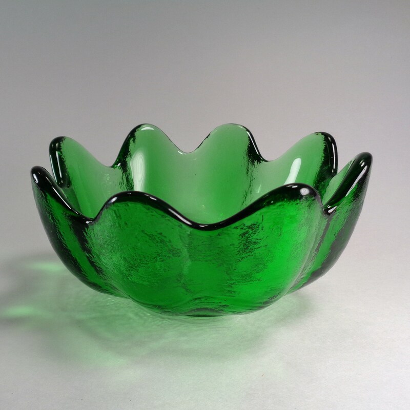 Blenko Green Bowl - Etsy