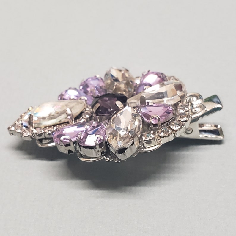 Violet Purple Amethyst Hair Pin Bridal Hair Pin Purple - Etsy