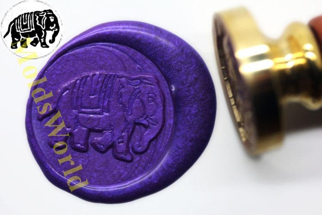 S1052 Elephant Wax Seal Stamp , Sealing Wax Stamp, Wax Stamp, Sealing ...