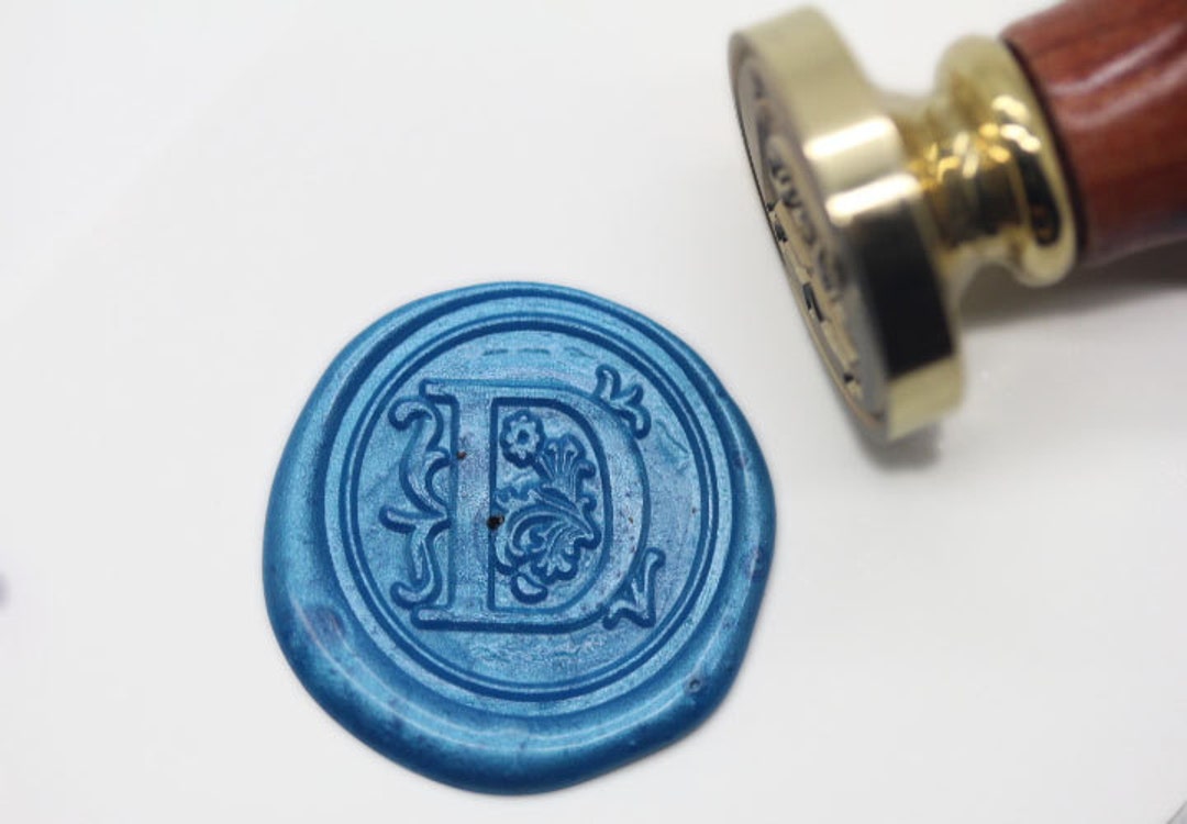S1146 Alphabet Letter " D " Wax Seal Stamp , Sealing Wax Stamp, Wax ...
