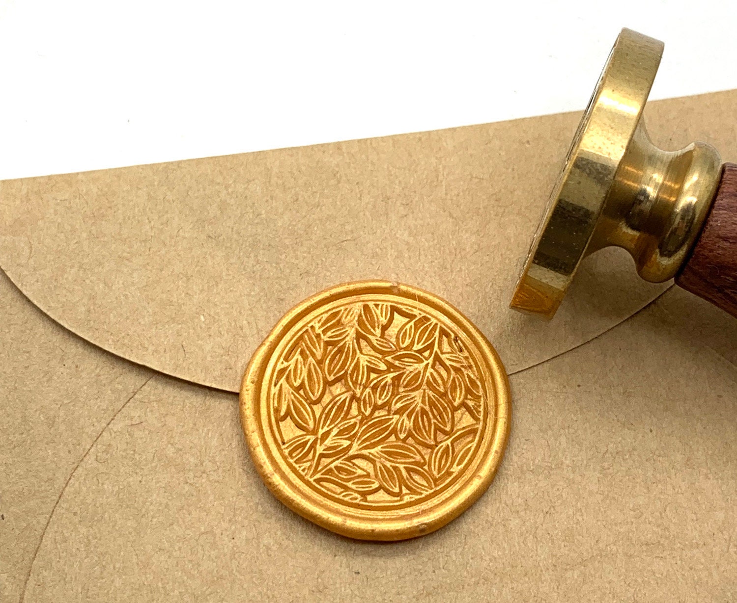 Leaves Sealing Wax Stamp - Leaf Wax Seal Stamp - Leaf Wax Seal ...