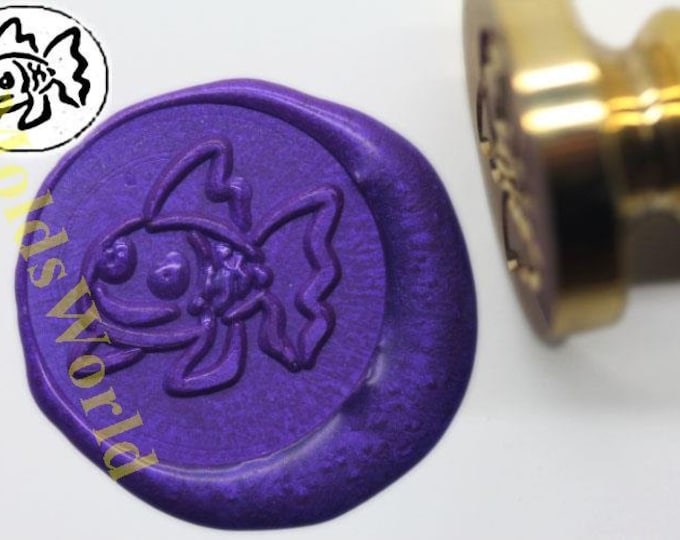 3D Goldfish Wax Seal Stamp,goldfish Wax Sealing Kit /birthday Gift Wax ...