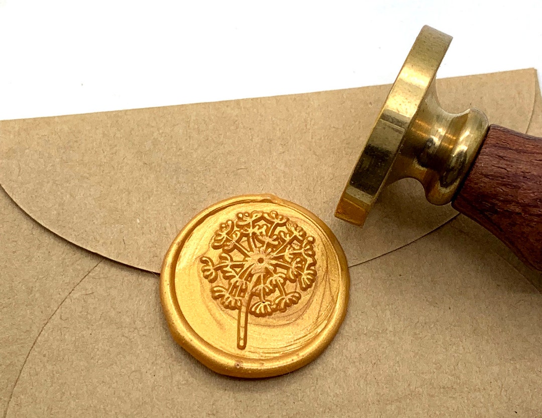 Dandelion Sealing Wax Stamp Kit - Dandelion Wax Seal Stamp - Package ...