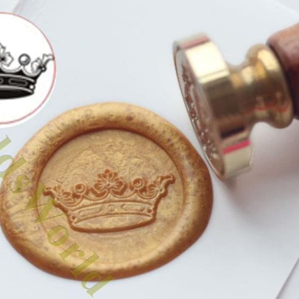 Crown Stamp - Etsy