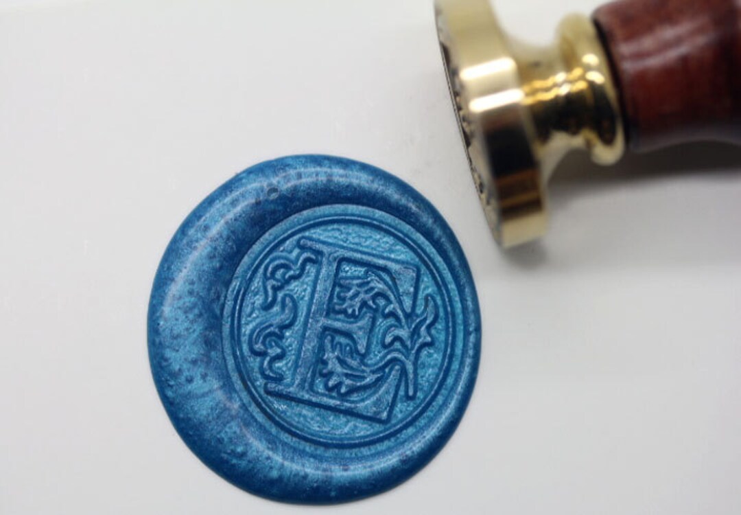 S1147 Alphabet Letter " E " Wax Seal Stamp , Sealing Wax Stamp, Wax ...