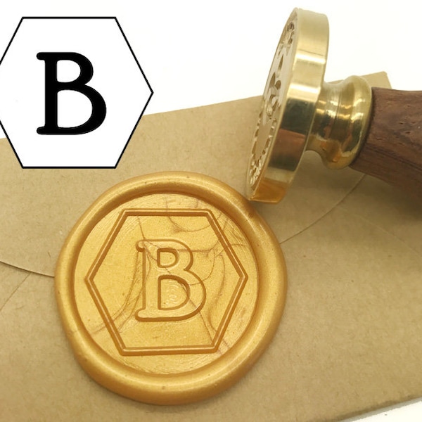 Hexagon Stamp - Etsy