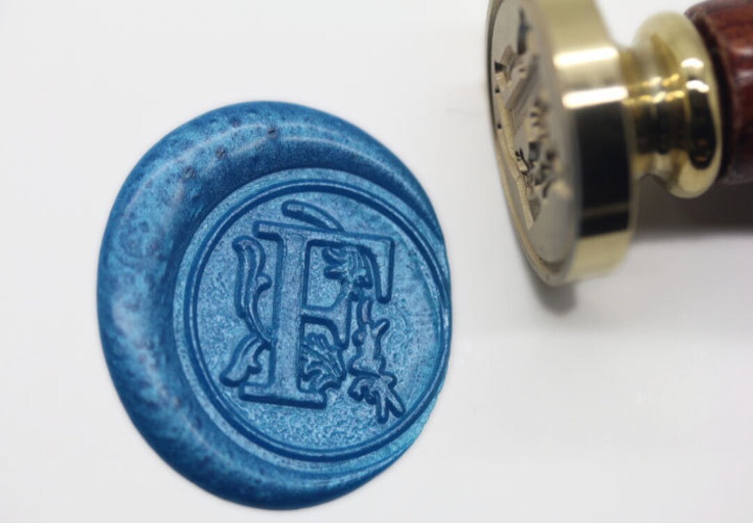 S1148 Alphabet Letter " F " Wax Seal Stamp , Sealing Wax Stamp, Wax ...