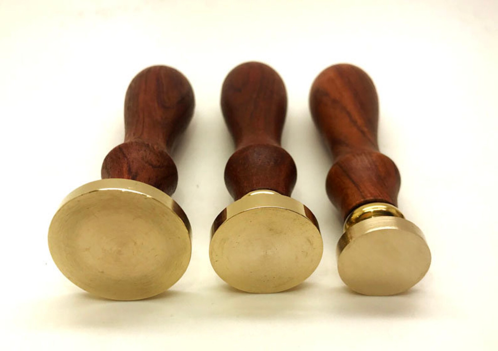 Blank Stamp Head Round and Square Stamp Wooden Handle - Etsy