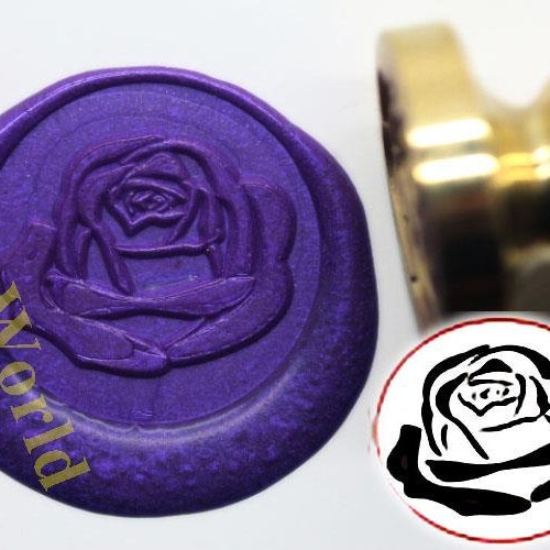Rose Wax Seal Stamp Rose Wax Sealing Stamp Flower Wax Seal - Etsy Hong Kong