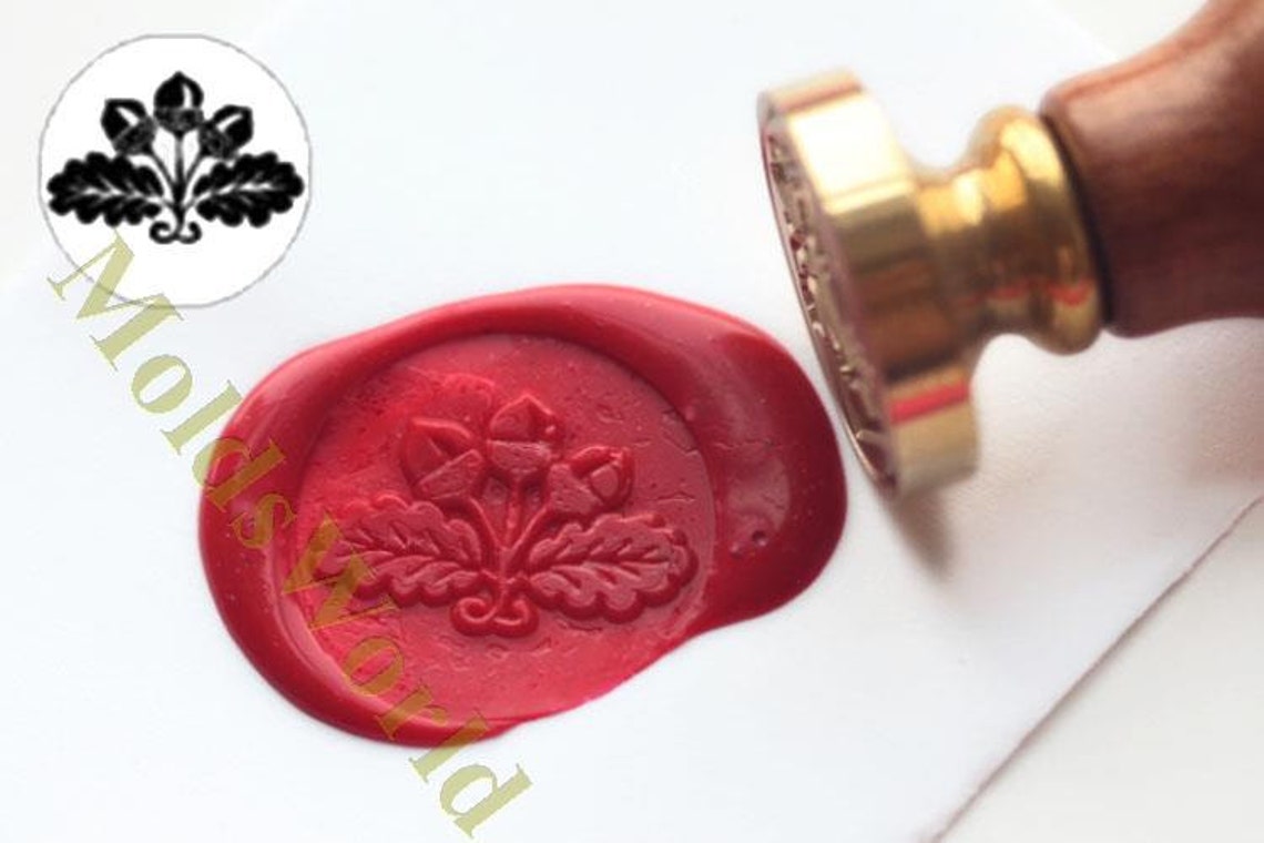 S1222 Acorn Wax Seal Stamp , Acorn Sealing Wax Stamp, Wax Stamp ...