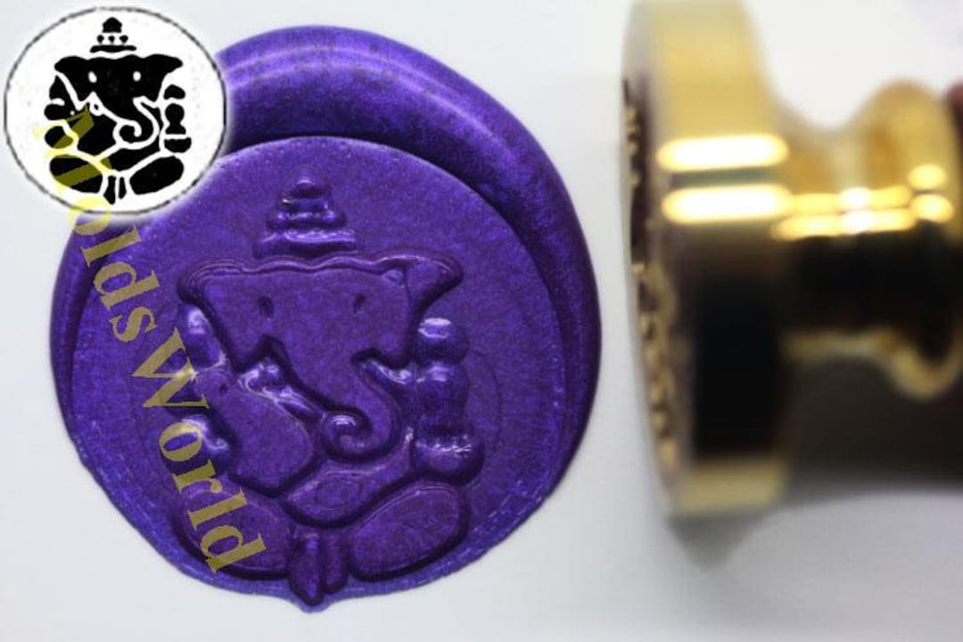 Ganesh Elephant Wax Seal Stamp , Sealing Wax Stamp, Wax Stamp, Sealing ...