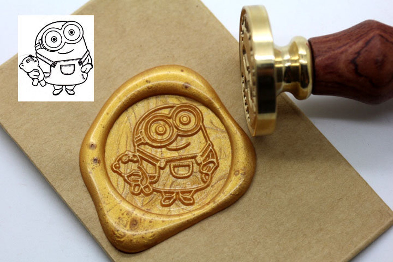 Cartoon Wax Seal Stamp Wedding Invitation Sealing Wax Stamp - Etsy