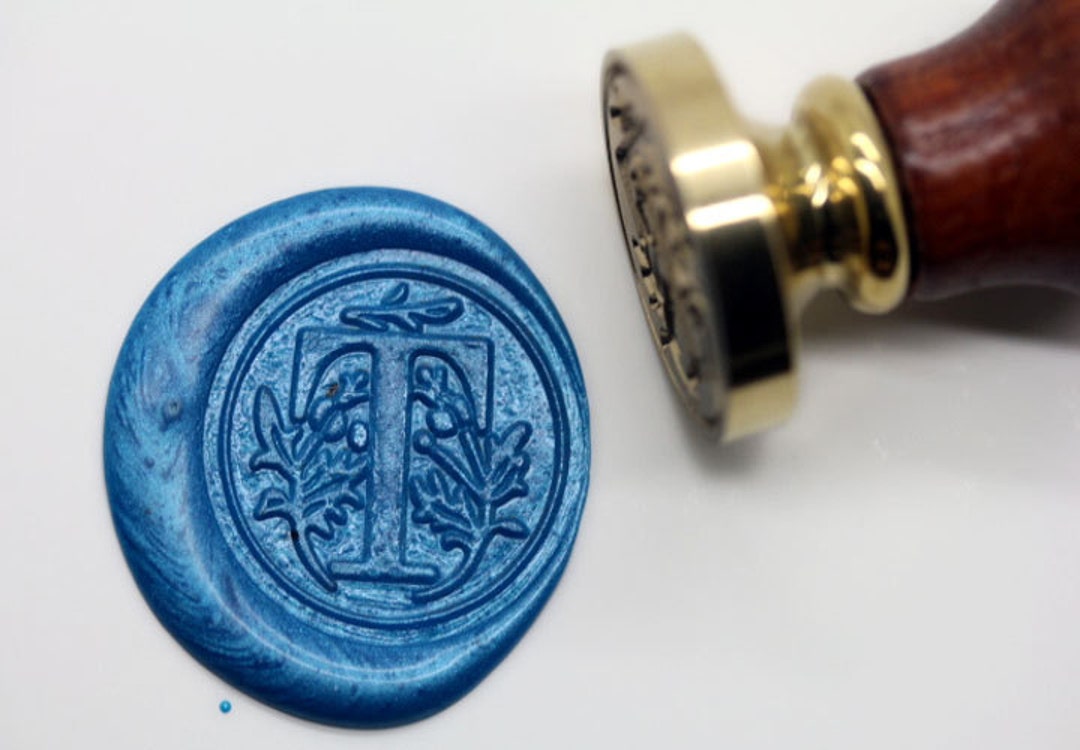 S1162 Alphabet Letter " T " Wax Seal Stamp , Sealing Wax Stamp, Wax ...