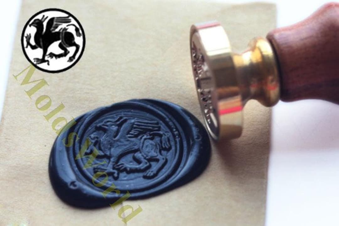 Medieval Totem Dragon Wax Seal Stamp , Sealing Wax Stamp, Wax Stamp ...