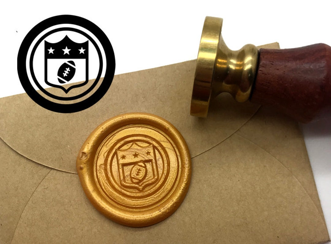 Football Wax Seal Stamp Kit Wedding Invitation Sealing Wax Stamp Kits ...