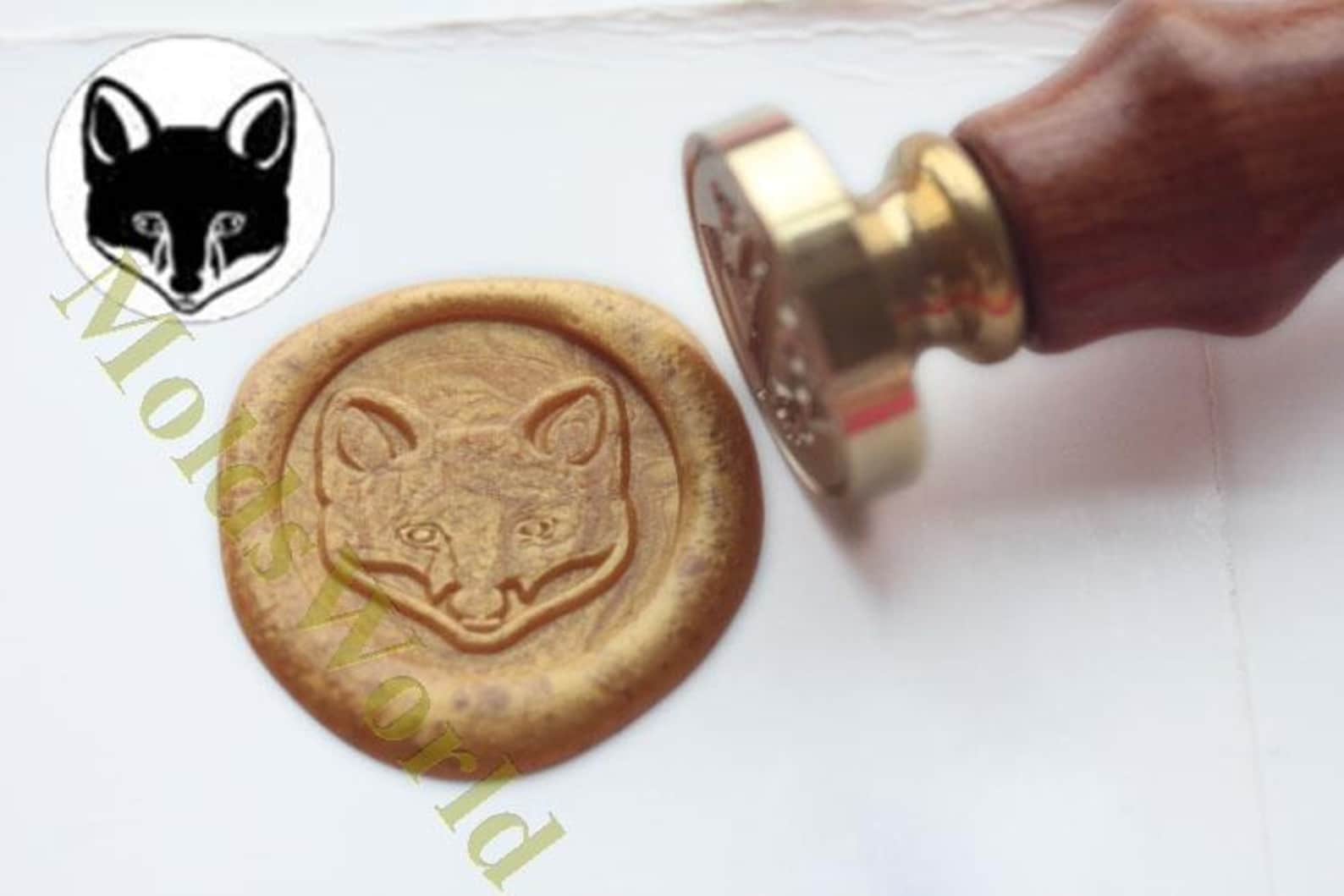 S1272 Fox Wax Seal Stamp , Sealing Wax Stamp, Wax Stamp, Sealing Stamp ...