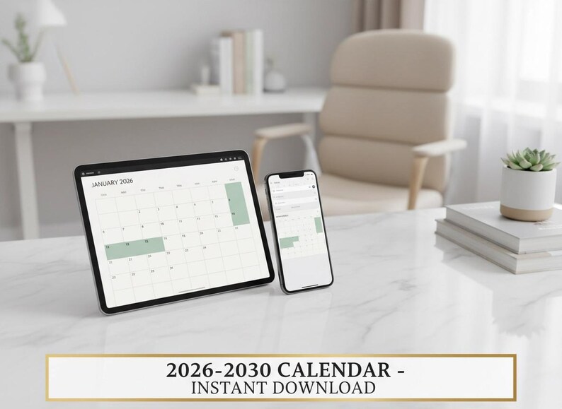 Printable Planner Bundle 2026 + Multi-year Planner 2025–2030 | French ...