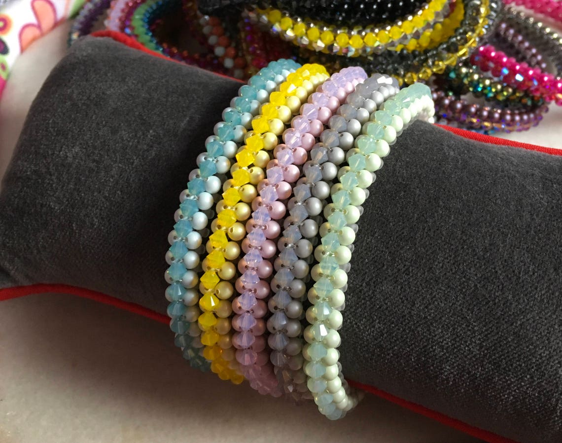 Mardi Gras Bangle PDF Instructions - Etsy