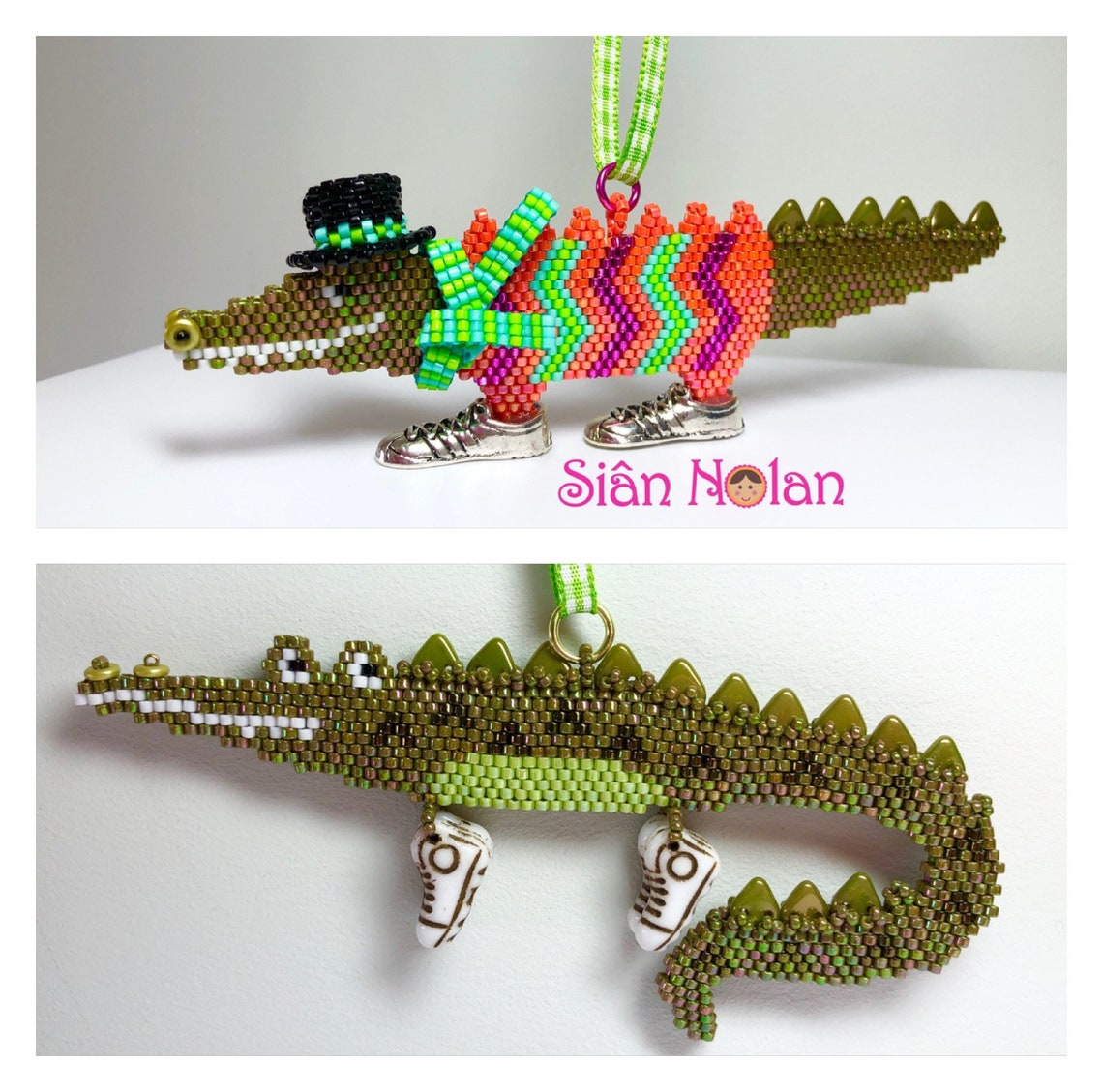 See You Later ALLIGATOR .. in a While CROCODILE Brick/peyote - Etsy