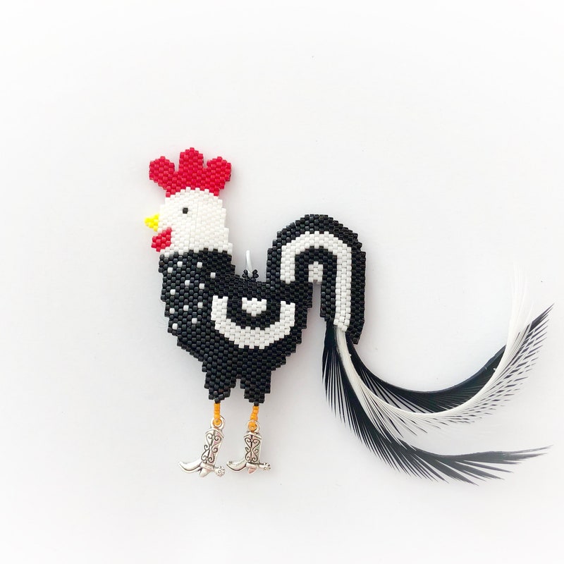 Rooster Bead Pattern - Etsy