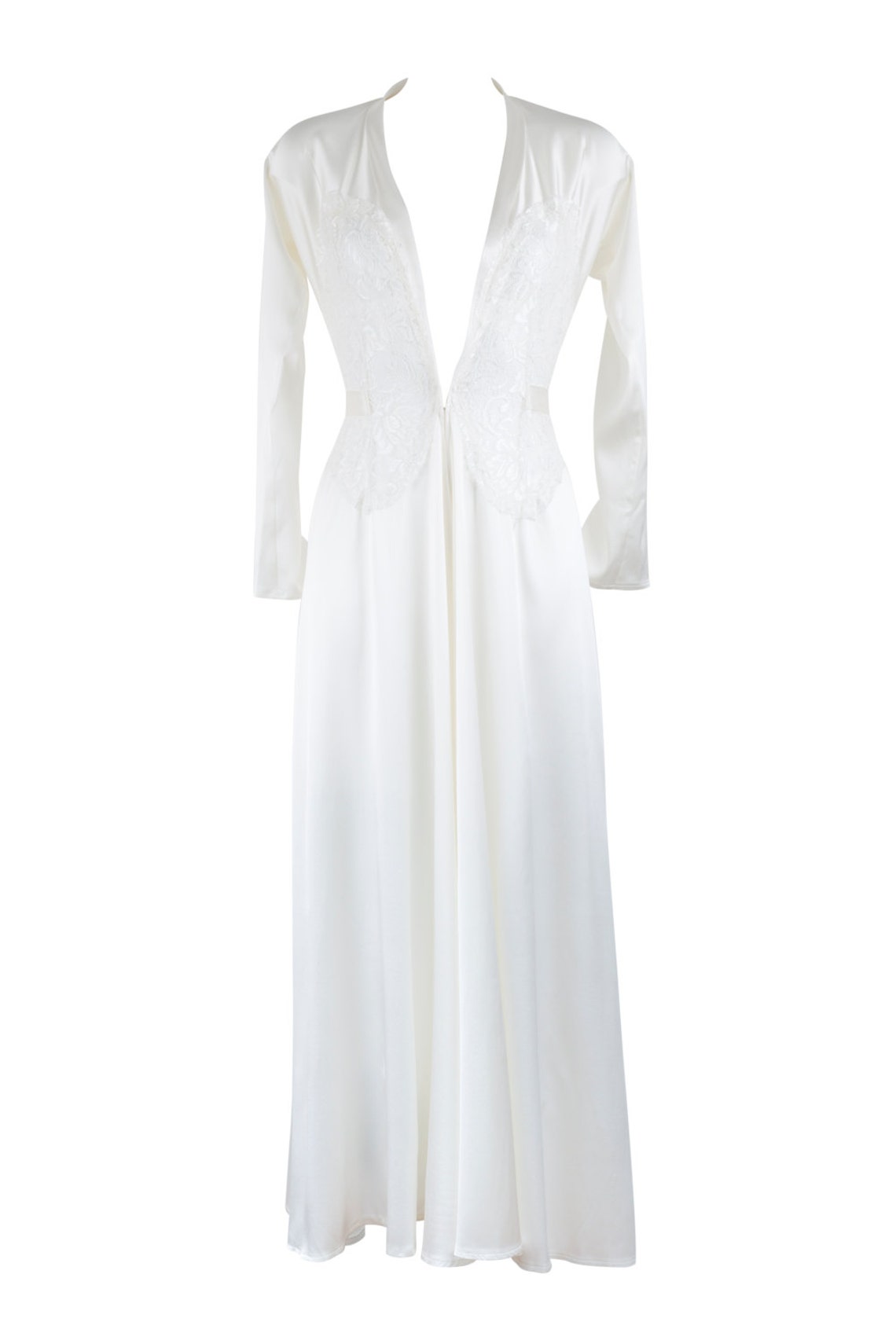 Bridal Robe, Ivory Silk Dressing Gown, Inspired by Marilyn Monroe ...