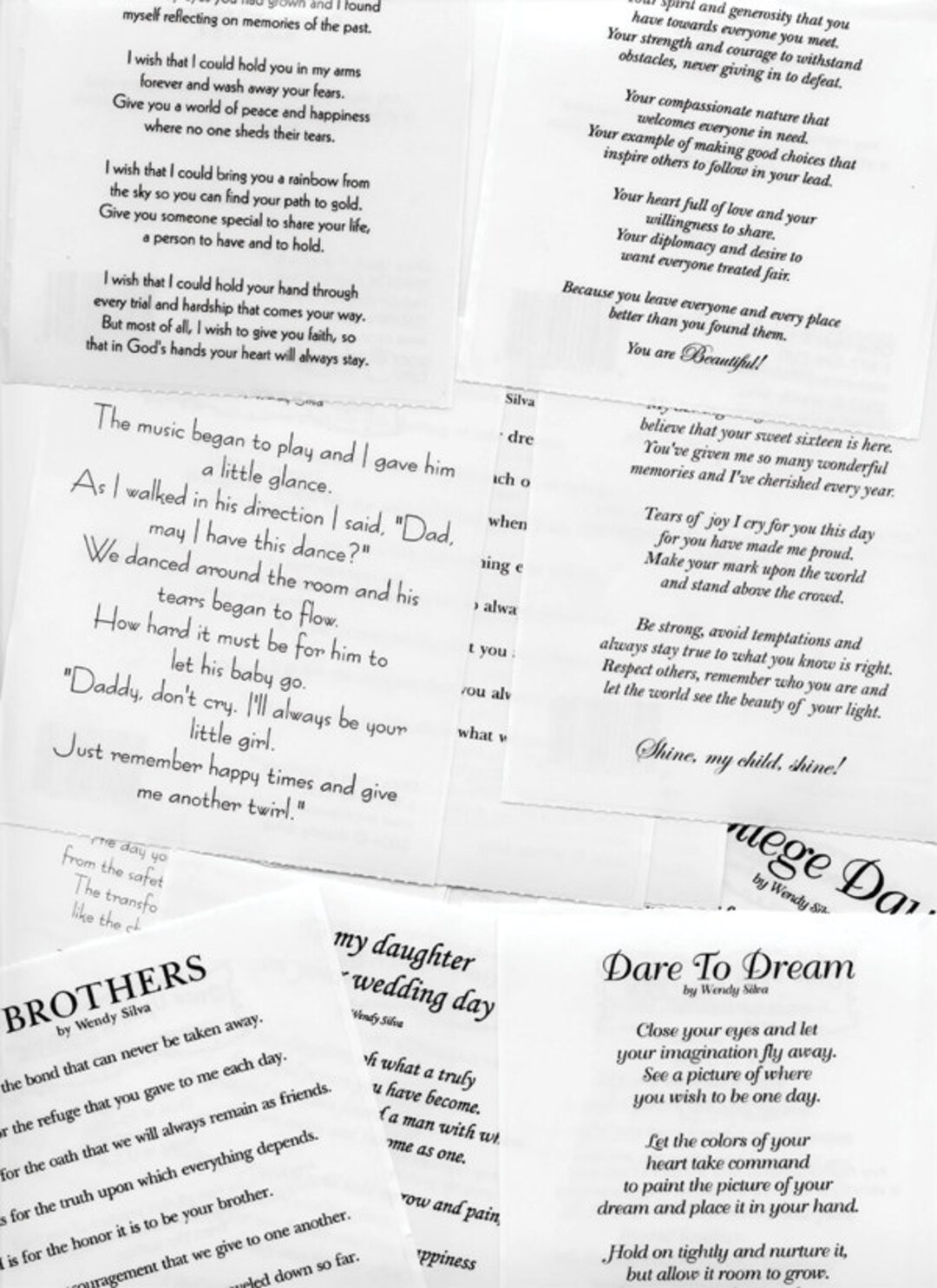 All-original Poetry Stickers - Family Kit 2 - Etsy