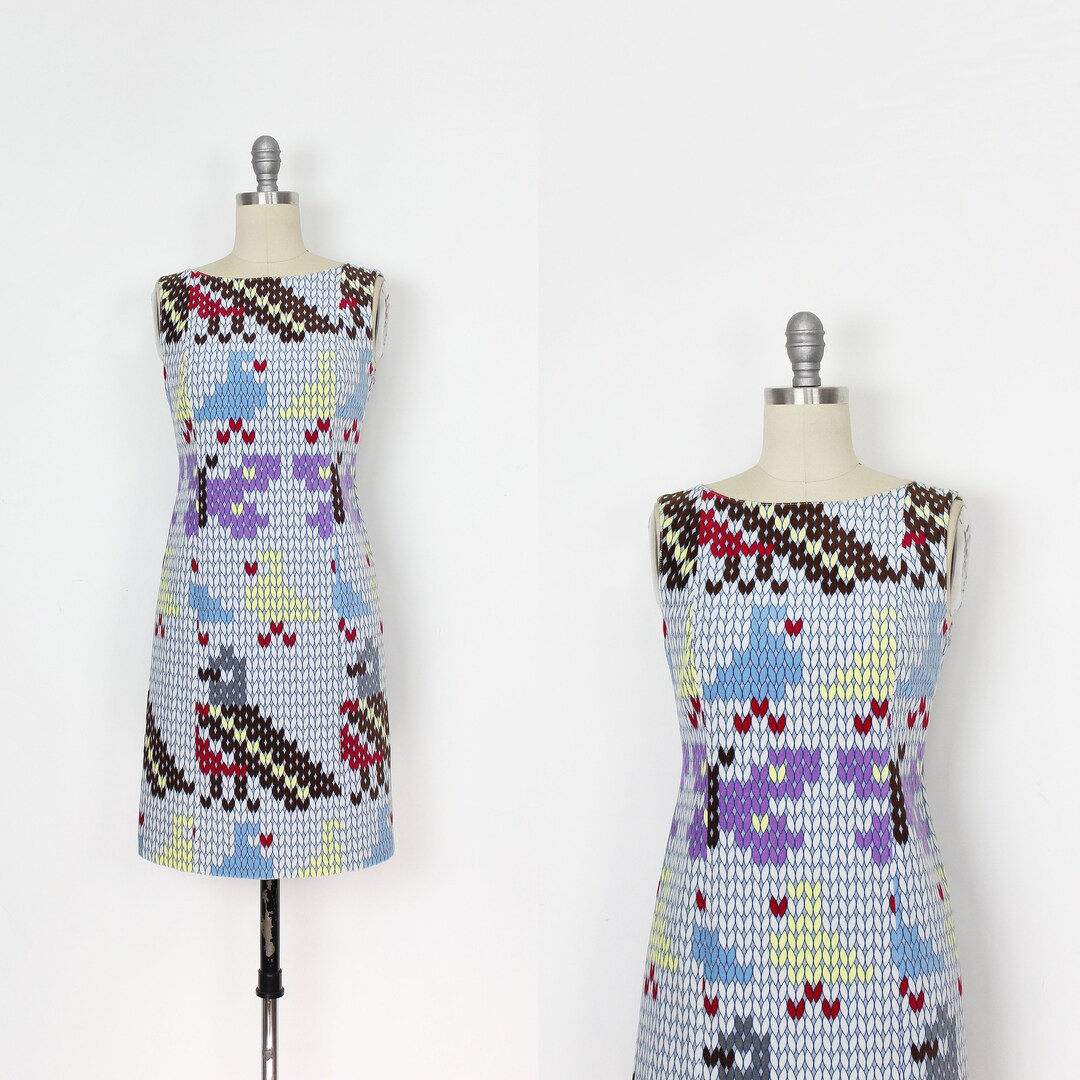 Vintage MOSCHINO Cheap & Chic Dress / 1990s Velvet Shift Dress ...