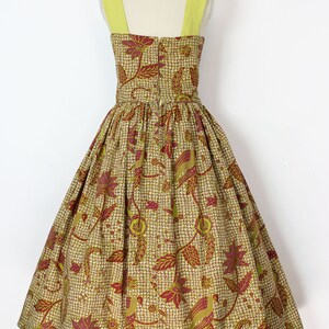 Vintage 50s Sundress / 1950s MARJAE of Miami Dress / 1950s Novelty ...