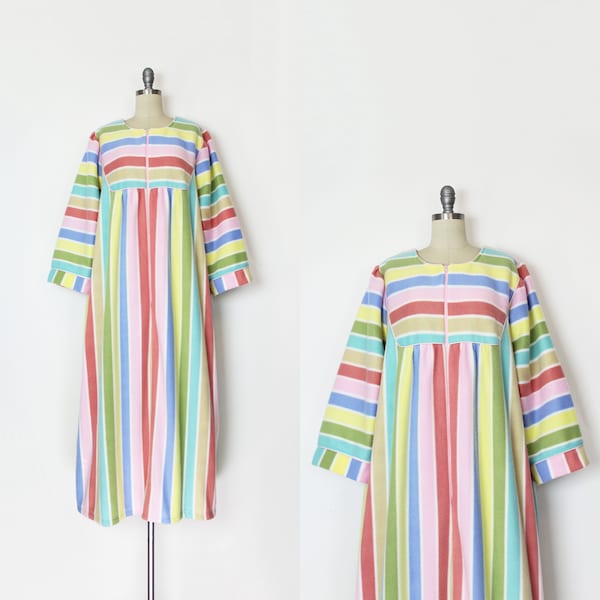 Rainbow Stripe Dress - Etsy