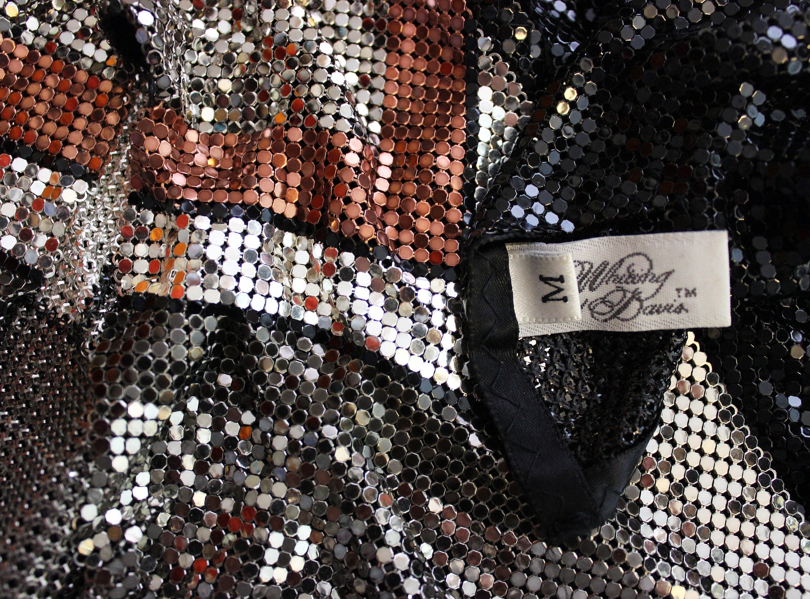 Vintage Metal Mesh Shirt / 1980s WHITING and DAVIS Mesh Blouse | Etsy