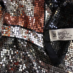 Vintage Metal Mesh Shirt / 1980s WHITING and DAVIS Mesh Blouse - Etsy