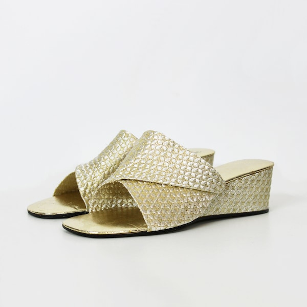 Gold Slippers - Etsy