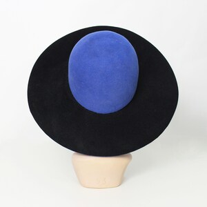 Vintage 70s Wide Brim Fall Hat / 1970s FRANK OLIVE Hat / Designer 70s ...
