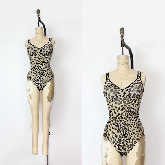 Vintage 70s copper bodysuit, large 70s bodysuit - Gem