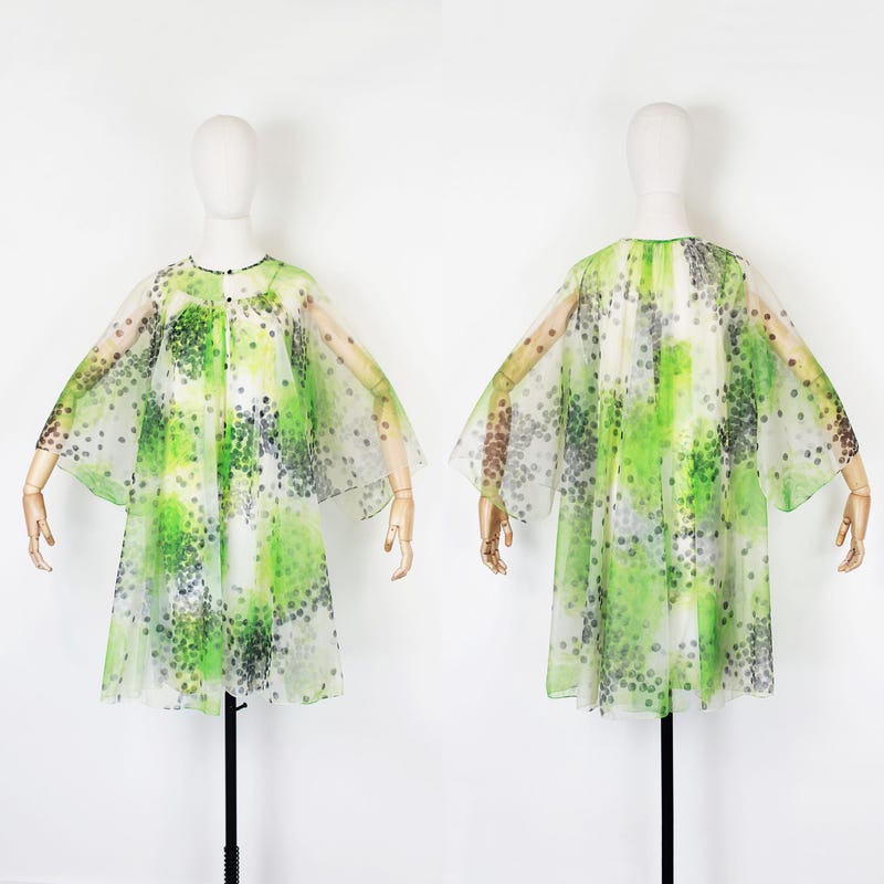 1960s Peignoir Jacket - Etsy