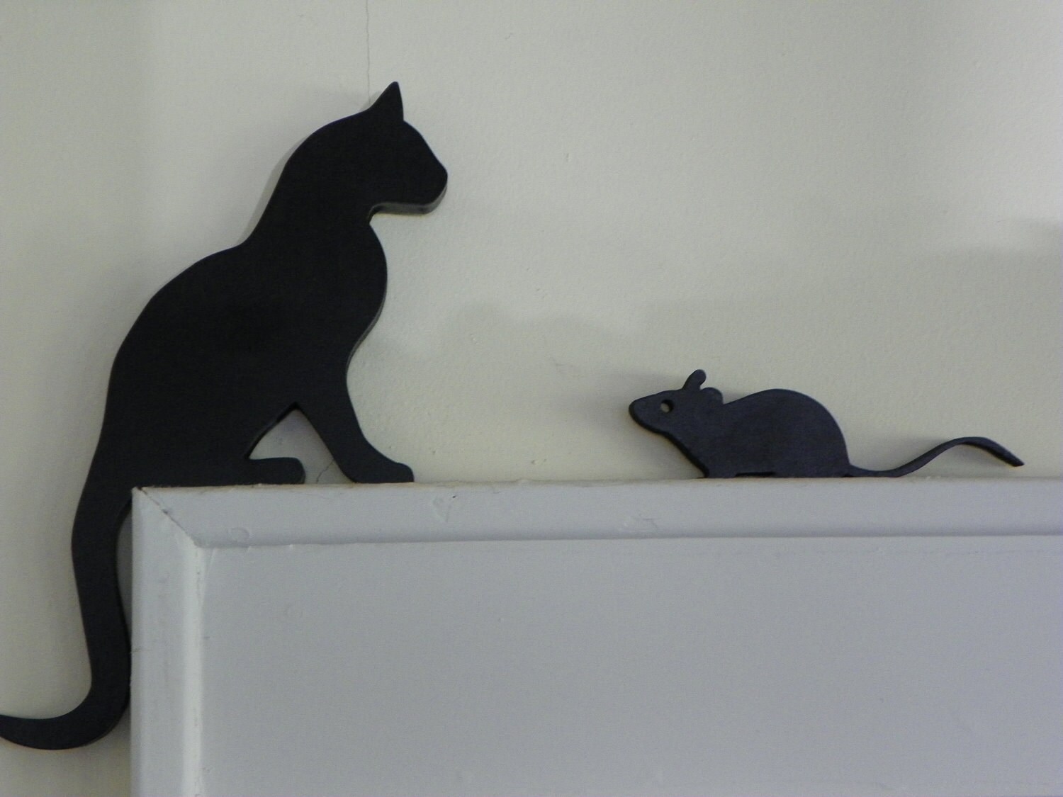 Cat and Mouse Door or Window Topper - Etsy