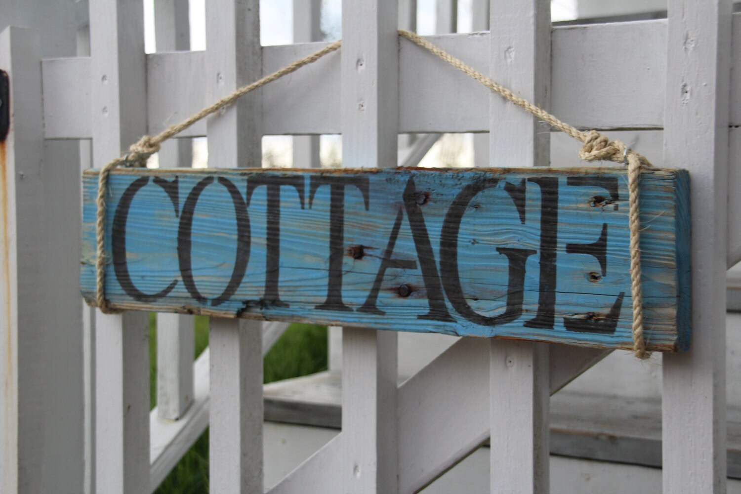 Custom Cottage Sign Made From Reclaimed Wood - Etsy