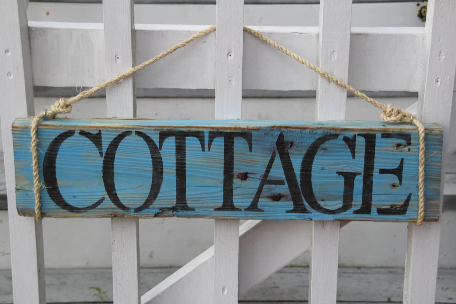 Custom Cottage Sign Made From Reclaimed Wood - Etsy