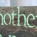 Custom Reclaimed Wood Sign 2 Text Lines on 7.5-inch Wood, Personalized ...
