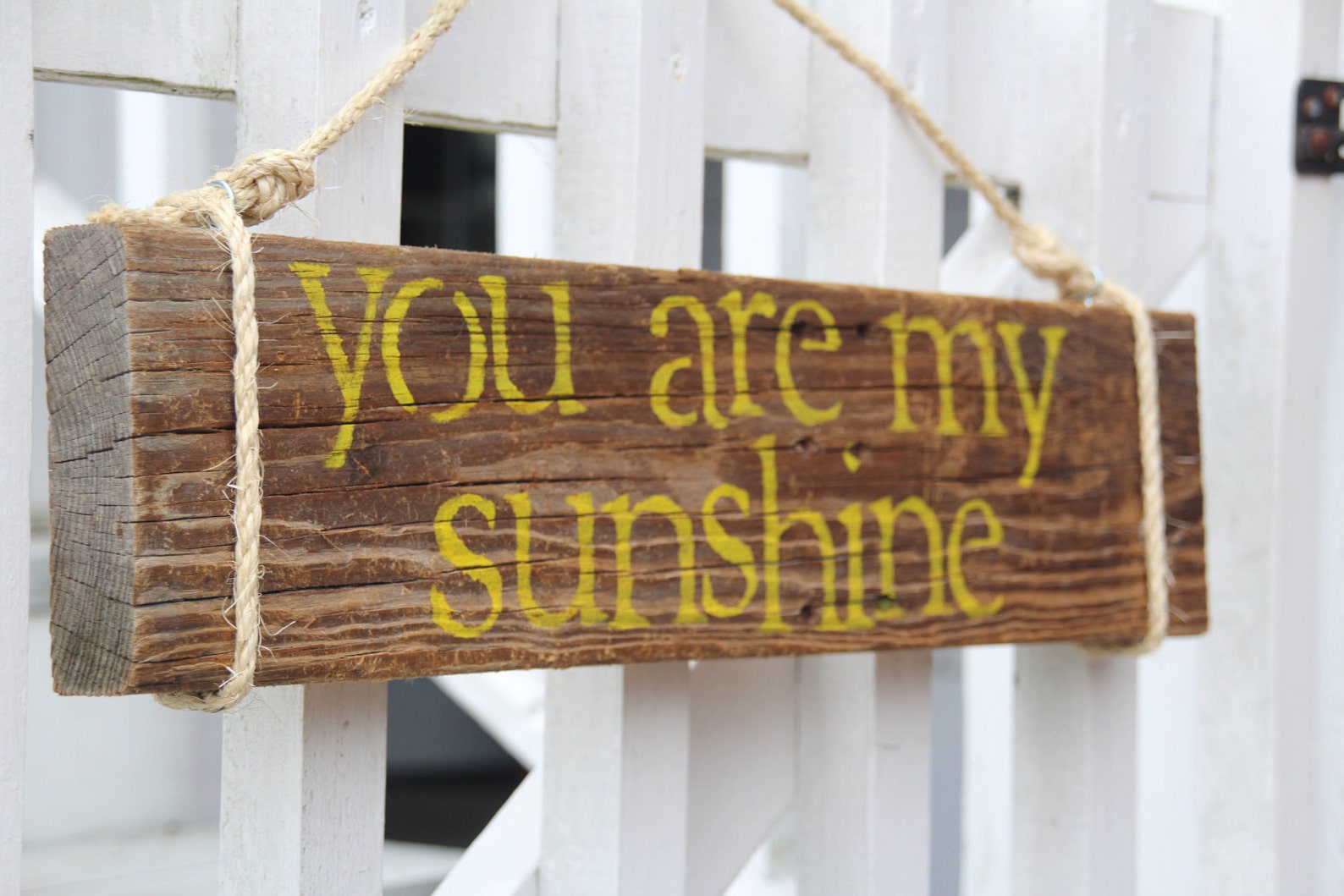 Reclaimed Wood Sign- "you Are My Sunshine" - Etsy
