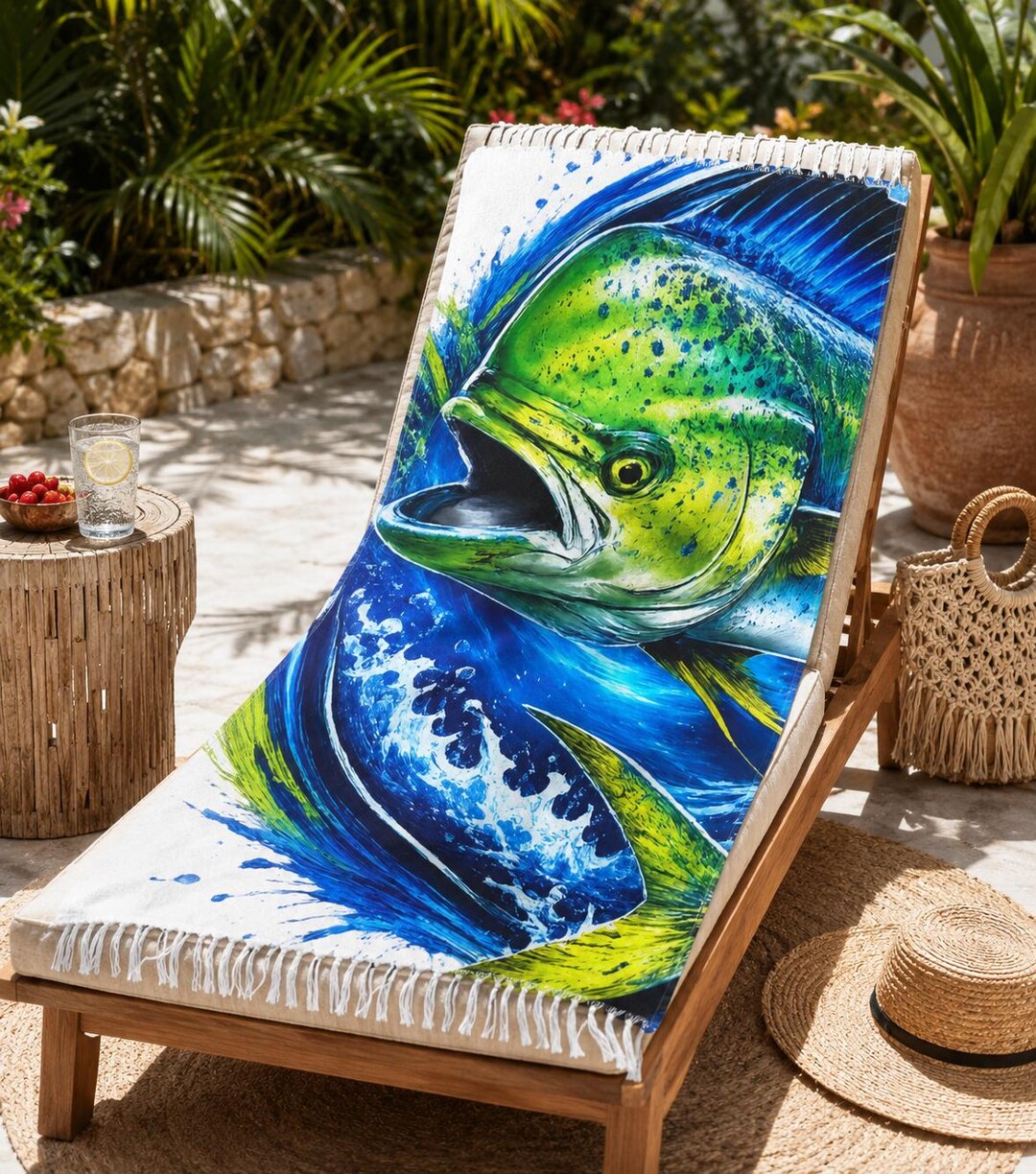 Mahi Mahi Fish Boho Beach Cloth - Etsy